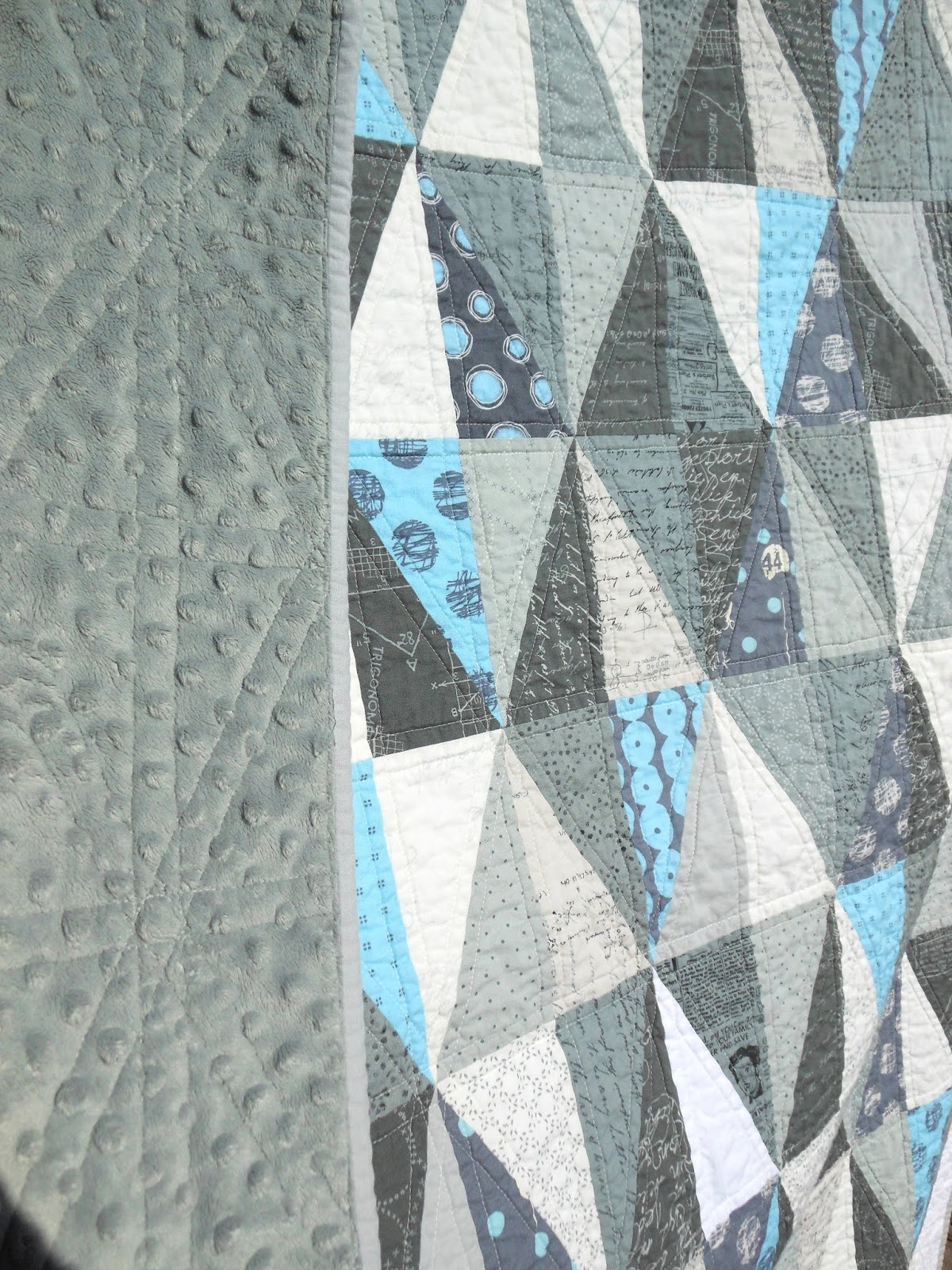 Ye Olde Sweatshop: Modern Half Rectangle Quilt (#104)