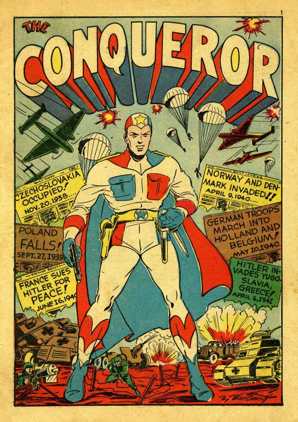 Old-fashioned Comics: Victory Comics (#v01#01 – #04) 1941 Hillman - Complete Series