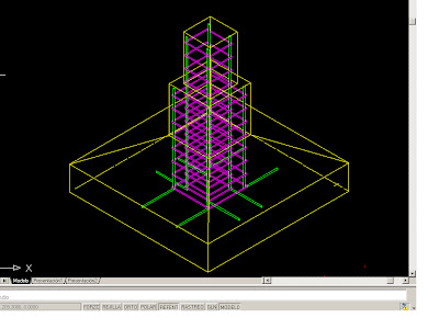 VIVIENDA EN AUTOCAD: DETALLES DE LAS BASES
