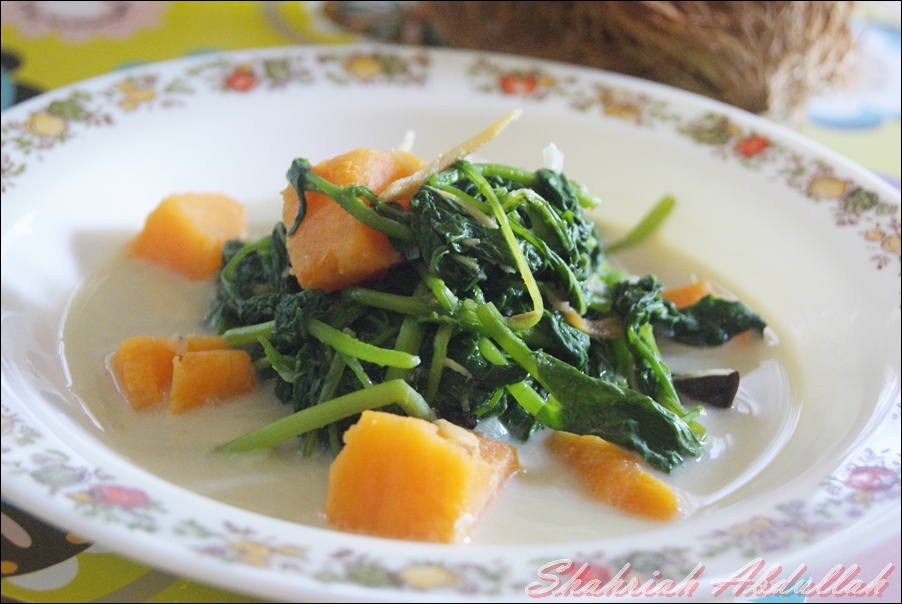 The Writer's CooKING!: Pucuk Meranti Lemak Keledek