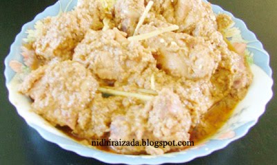 It's Indian Everyday: Magaz Murg (Chicken With Melon Seed)