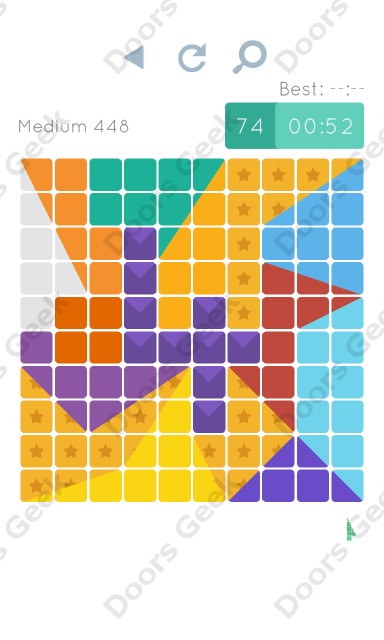 Blocks & Shapes [Medium] Level 448 Solution ~ Doors Geek