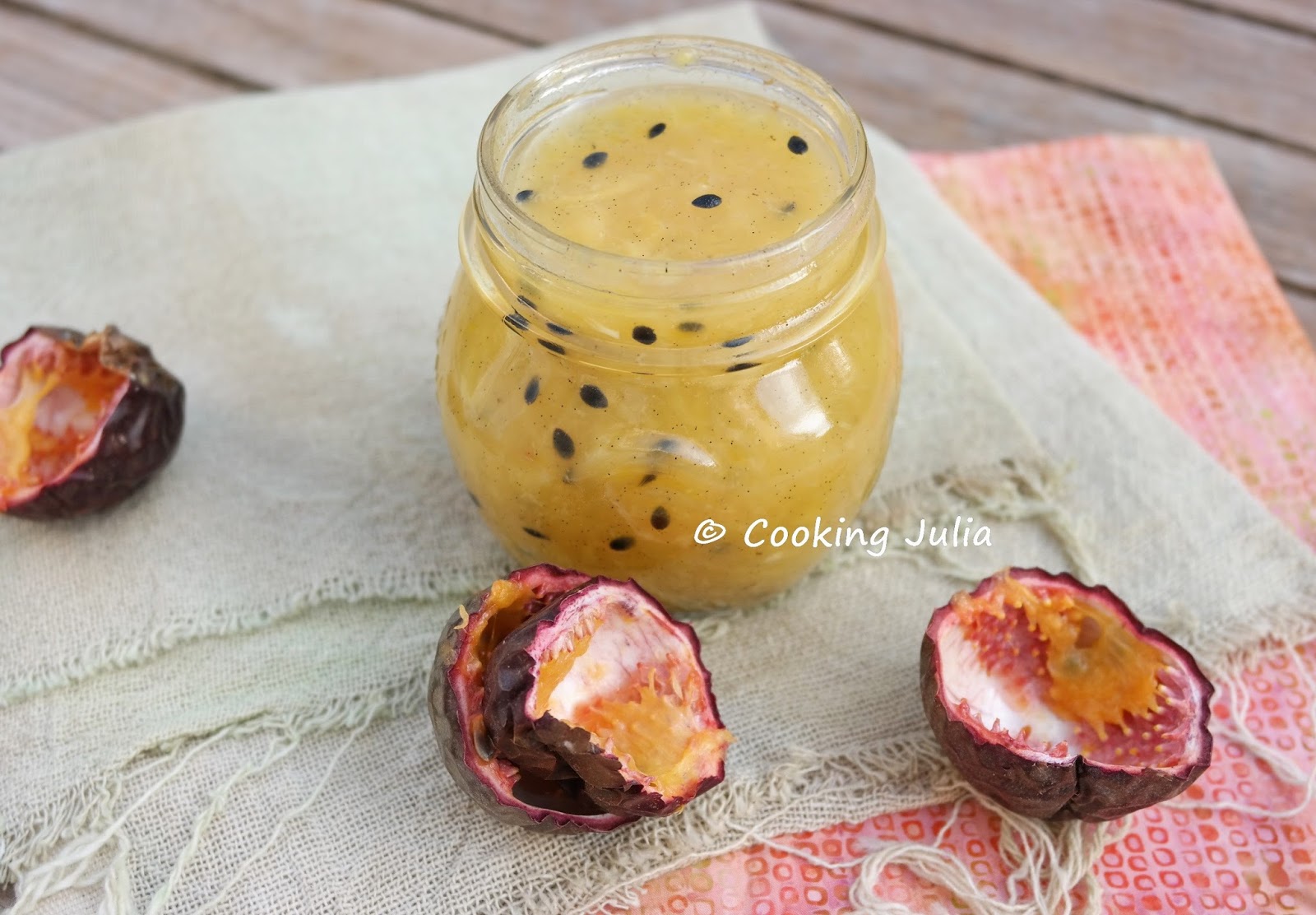 COOKING JULIA : CONFITURE EXOTIQUE ANANAS-PASSION