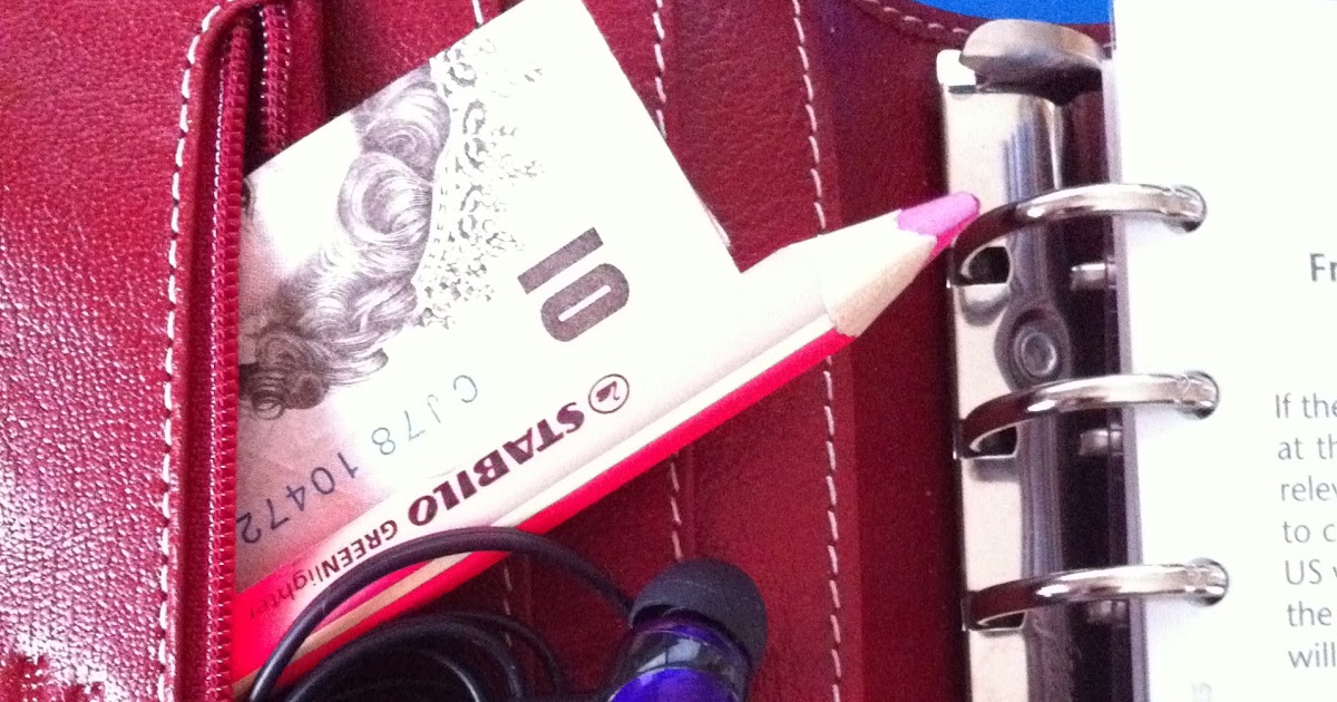 My Life All in One Place: Ten uses for the Filofax Malden zip pocket