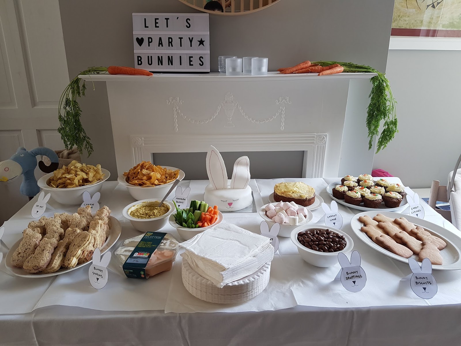 10 quick and easy ideas for a bunny party