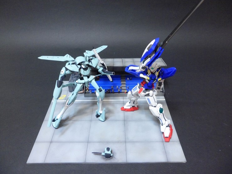 TORI the Modeller: FIRST PHASE. GUNDAM EXIA vs AEU ENACT(1/144,BANDAI)