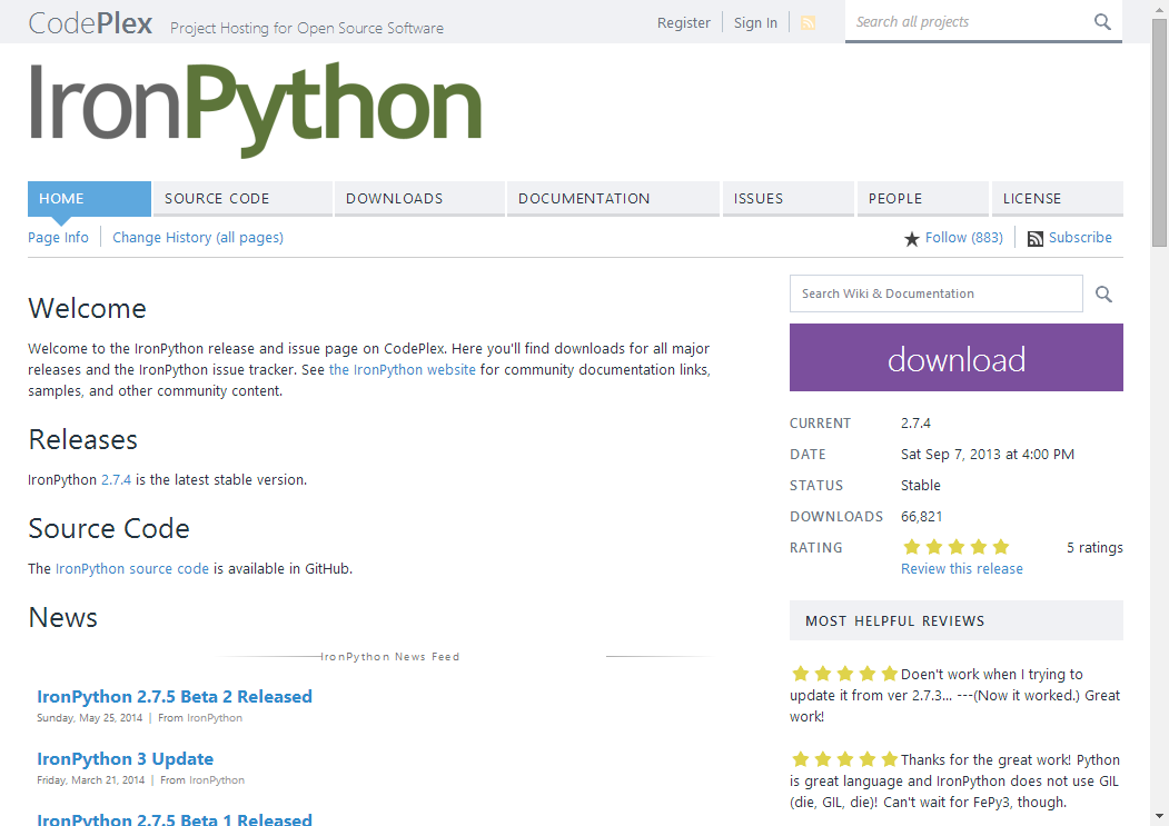 海谷の凧: IronPython2.7.4 インストール