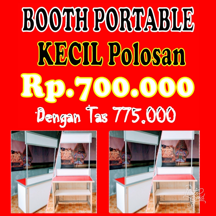 Booth Portable Es Kepal Milo | Supplier Bahan Baku Kebab