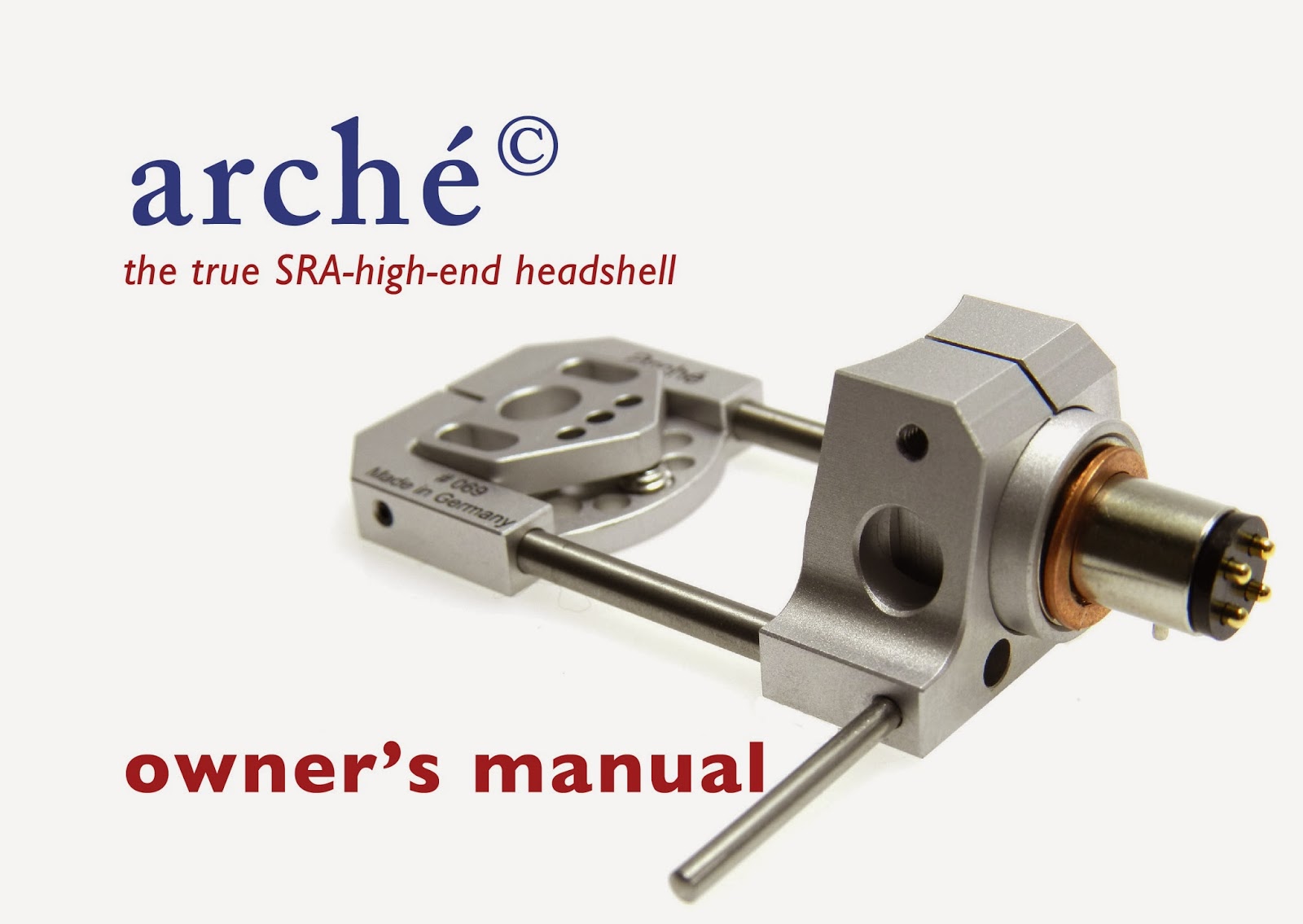 TWOGOODEARS - トゥーグッドイアーズ: Archè SRA/VTA headshell from Germany - the ...
