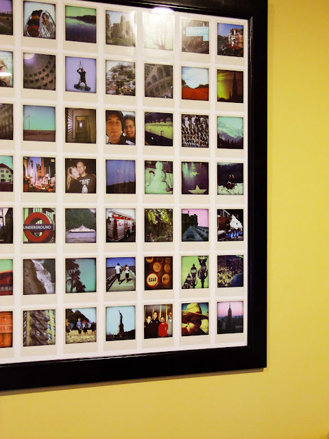 Nickel Pickel: DIY Framed Photoboard