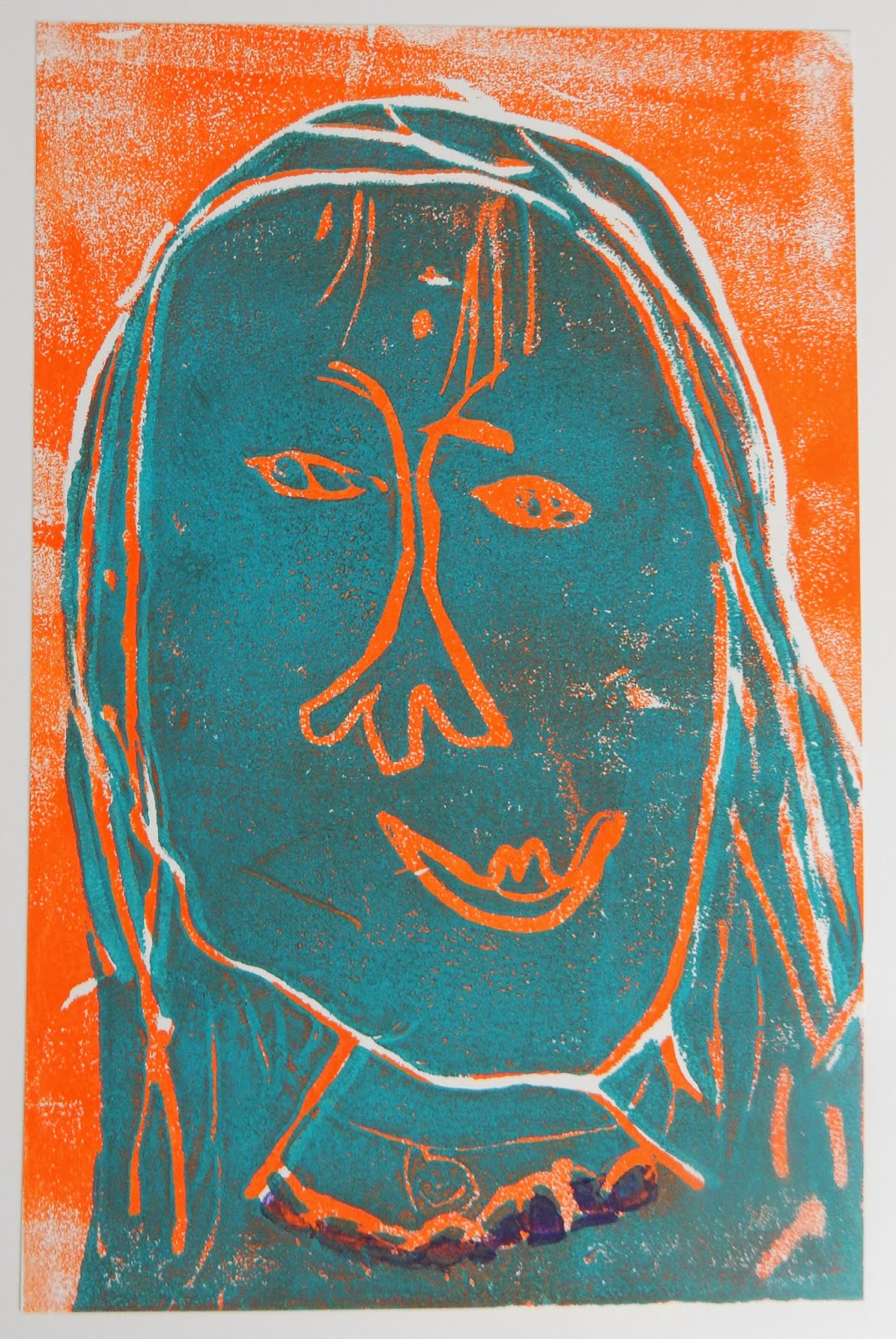 Doodlebug Dabblings: Warhol inspired printed self portraits