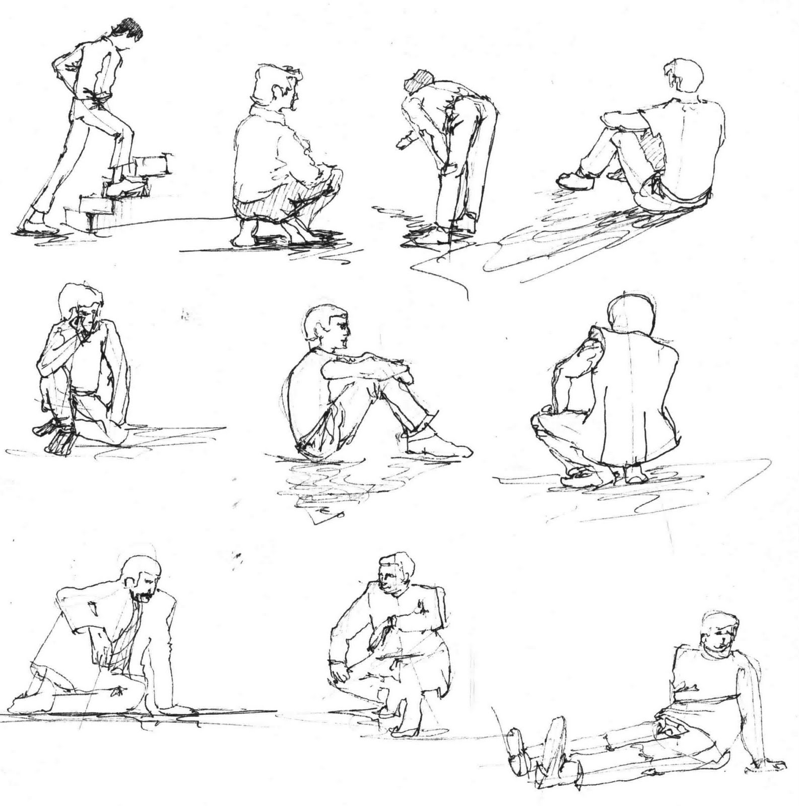 SketchBook: Quick People Sketches