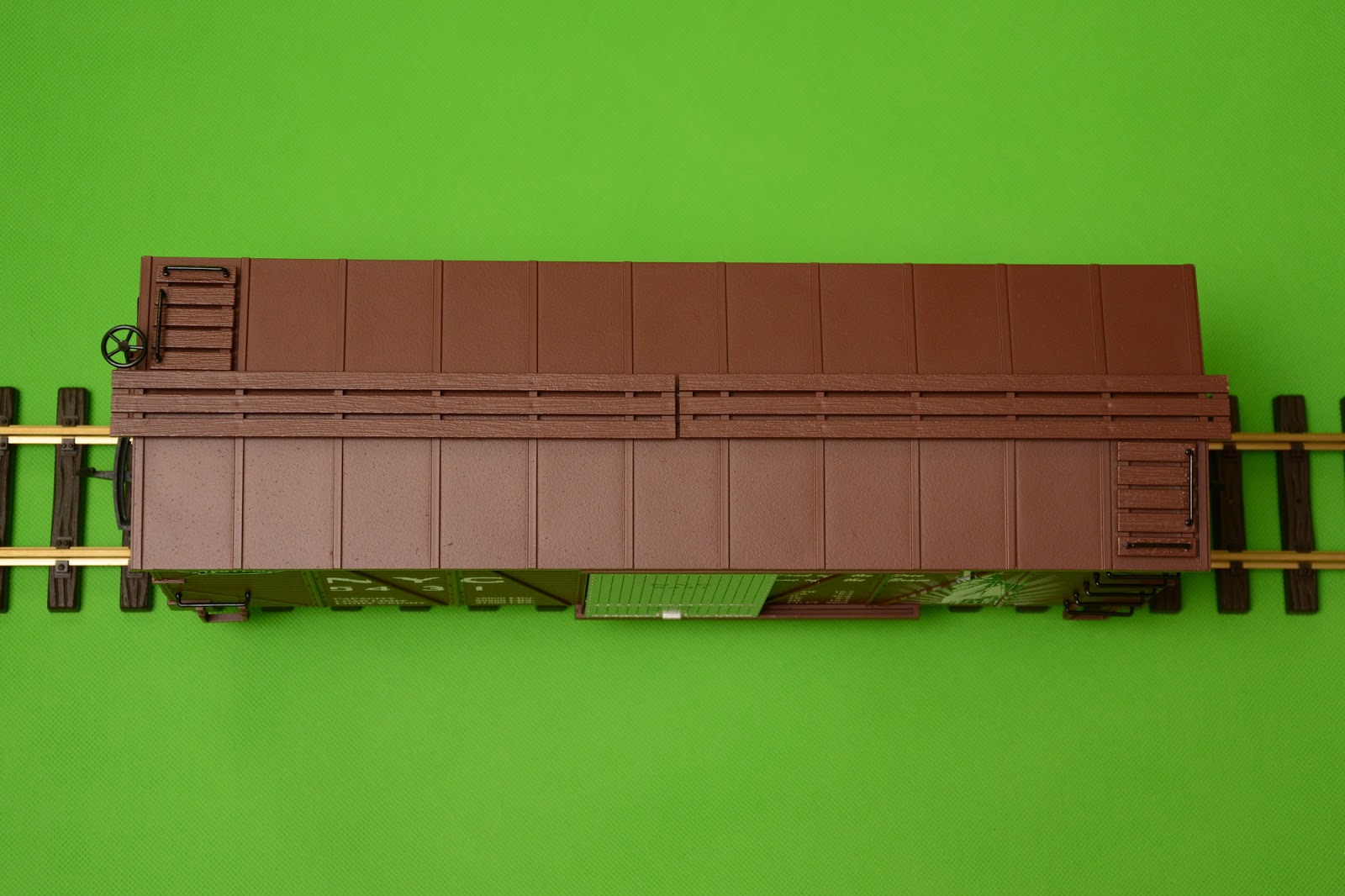 My Miniature Worlds: USA Trains R1453B, G-Scale New York Central box car