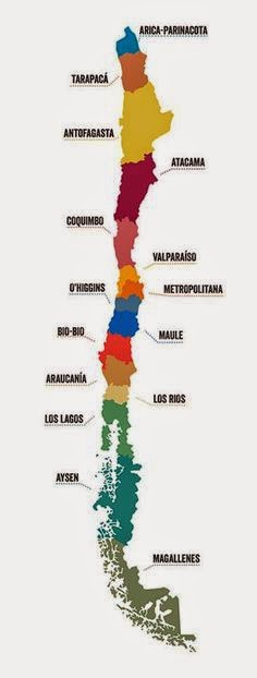 CHILE - GEOGRAPHICAL MAPS OF CHILE