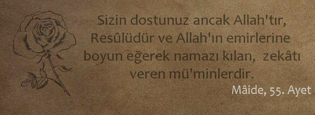 Mâide, 55. Ayet ~ İslam Sayfasi