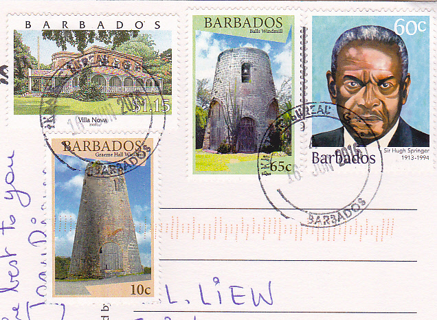 Postcard A La Carte: Barbados - Multiview postcard