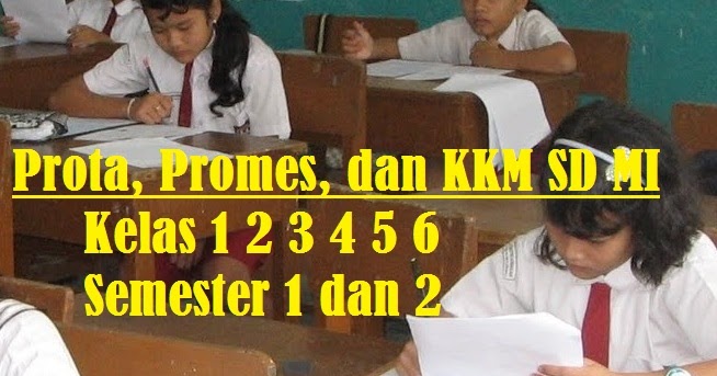 Prota, Promes, dan KKM SD MI Kelas 1 2 3 4 5 6 Semester 1 dan 2 | Akses GURU