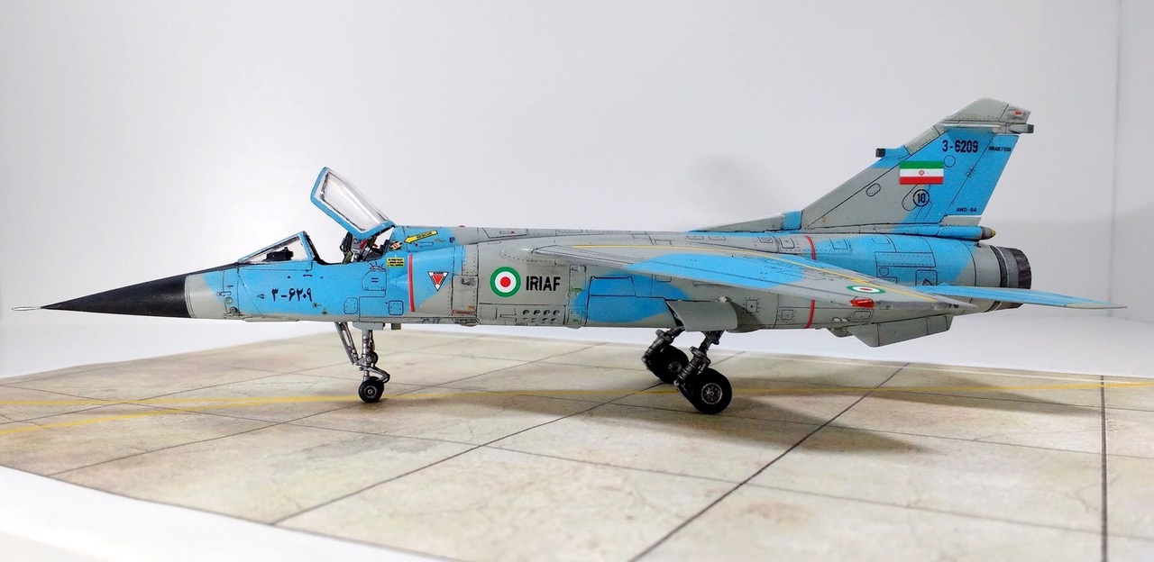 1/72 Mirage F.1EQ - built by Christophe Verdoux (Fr)