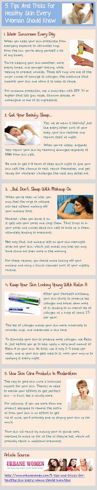 Health & nutrition tips: 5 tips and tricks for healthy skin