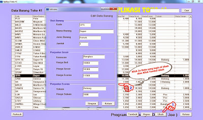 Membuat Program Penjualan Sederhana Tanpa Menggunakan ADOCD1 Pada Visual Basic 6 ~ Aneka ...
