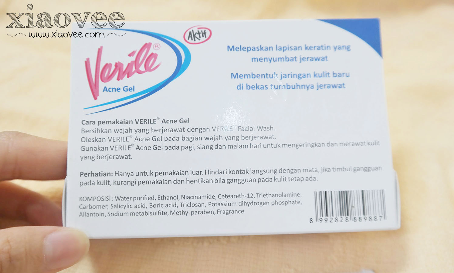 Xiao Vee: Indonesian Beauty Blogger: Verile Acne Gel [review]