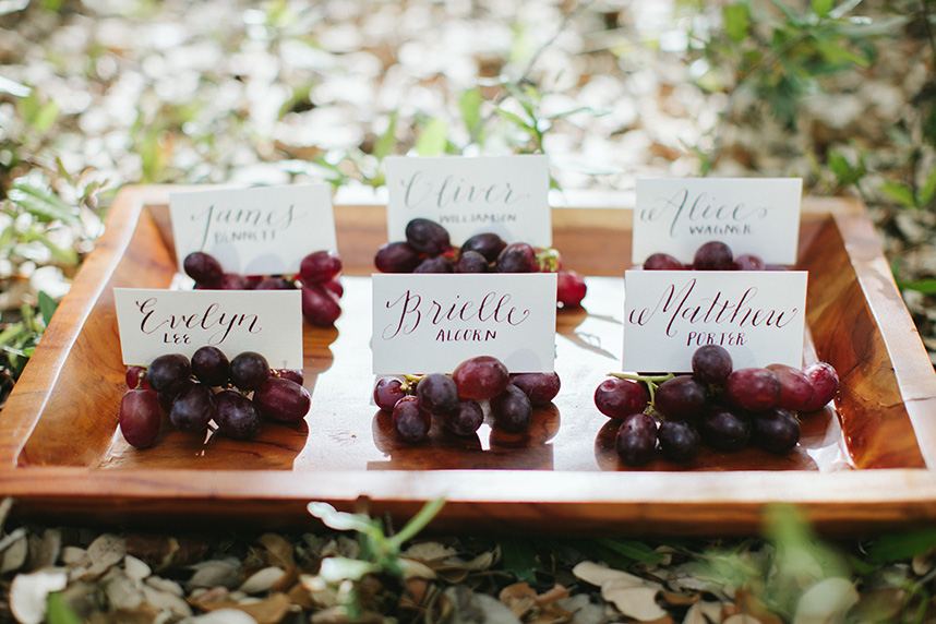 postcards and pretties: pretty details | edible autumn place cards