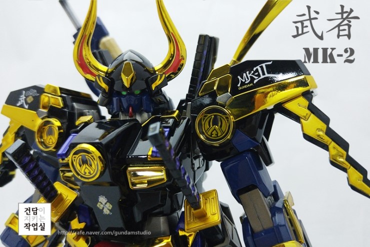 Painted Build: MG 1/100 Musha Gundam Mk-II "Gloss Finish"