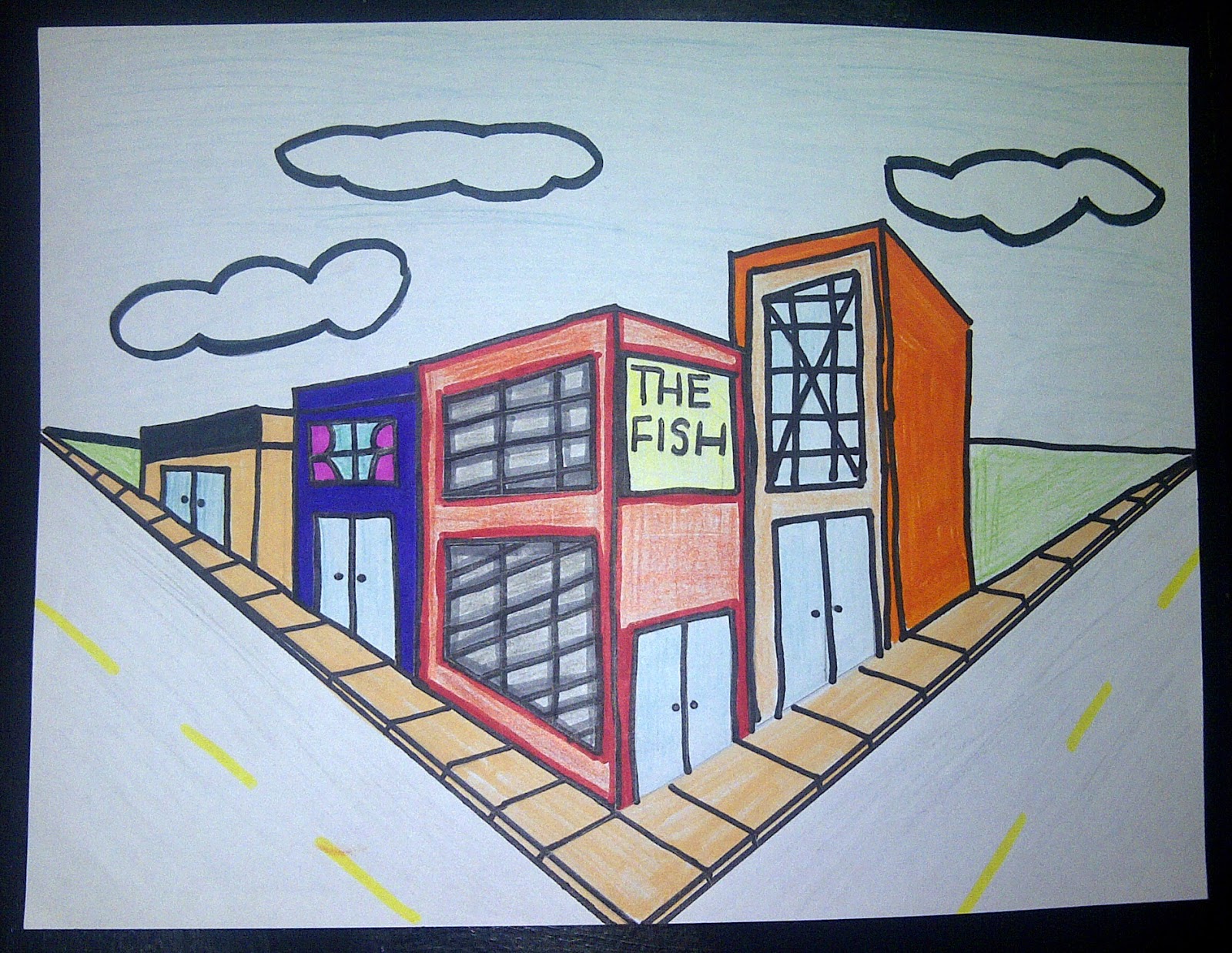 Ms. Maryann's Art Class: Two Point Perspective: 5th and 6th