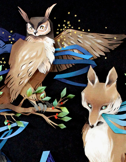 My Owl Barn: Stunning Paper Artwork by Morgana Wallace