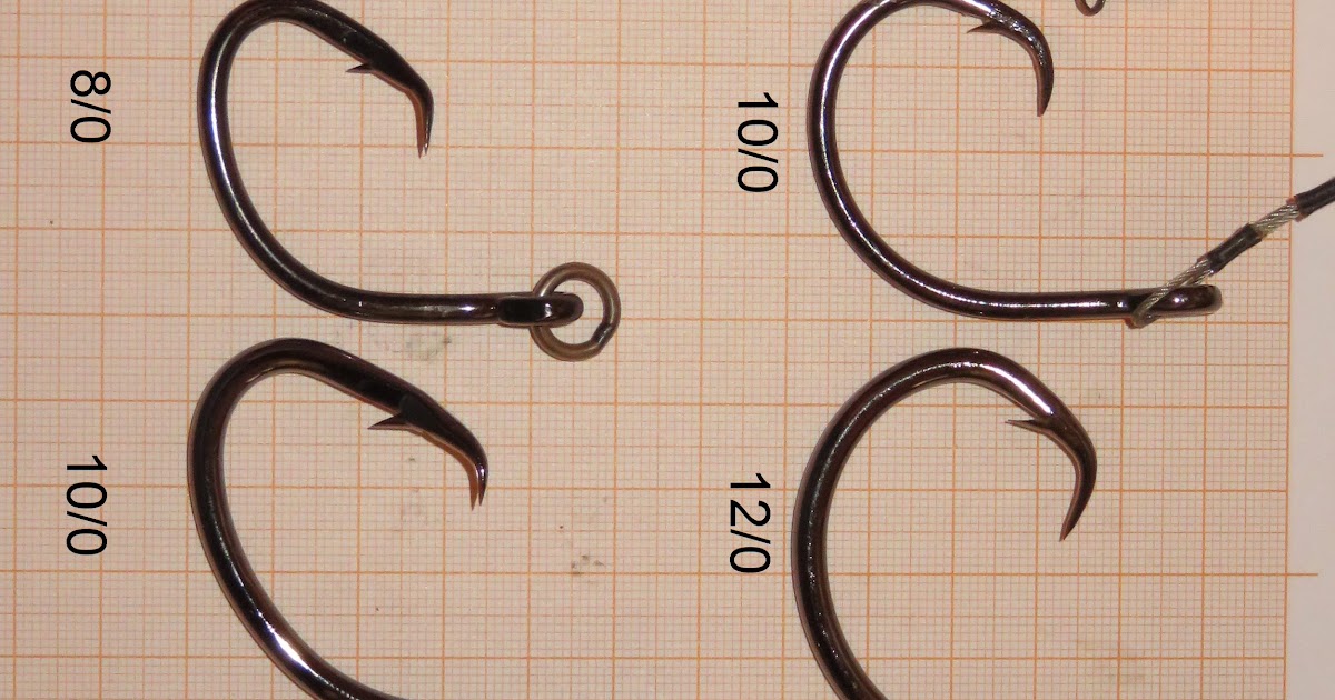 Tackle, tackle, tackle ...: Circle Hook size comparison