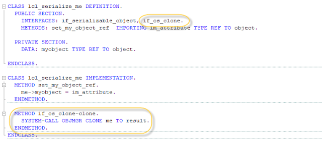 Using Serializable Objects in ABAP – Acorel