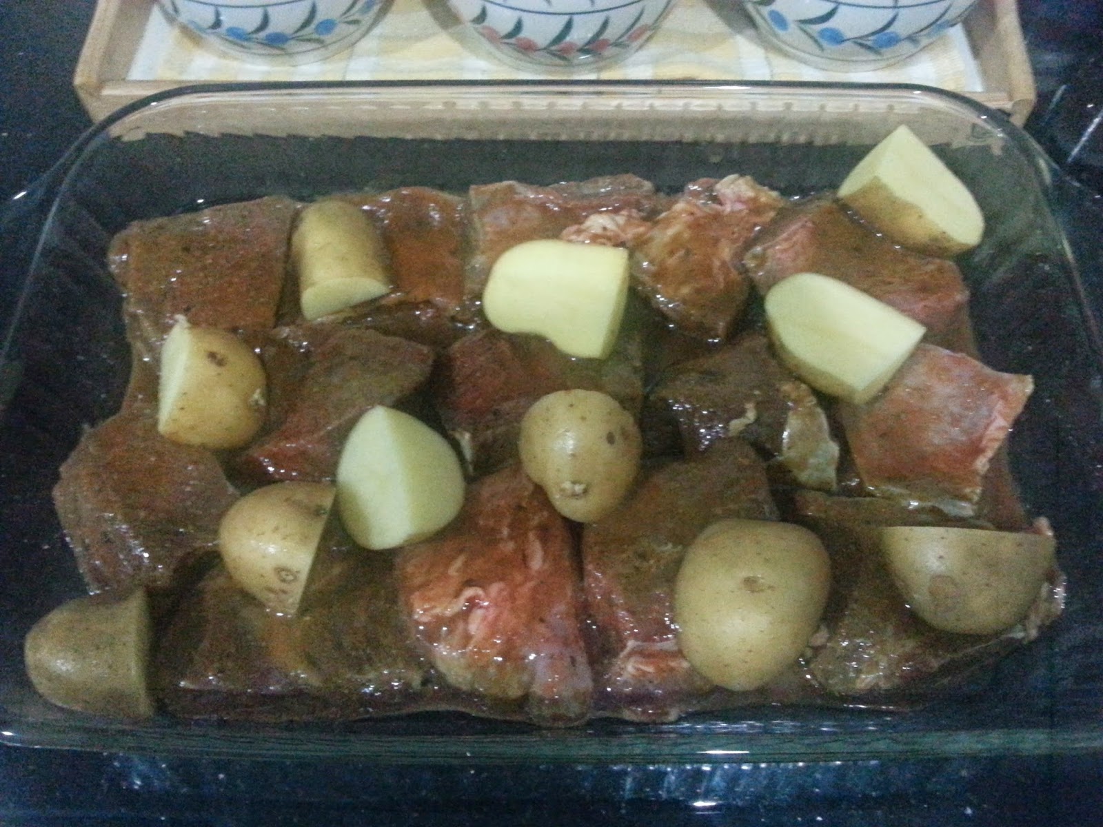 ummi: (tough) oven roast BBQ Beef Chunks