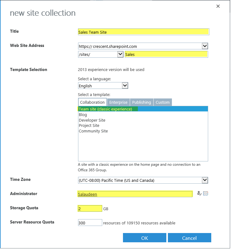 Sharepoint Online How To Create New Site Collection Using Powershell Sharepoint Diary