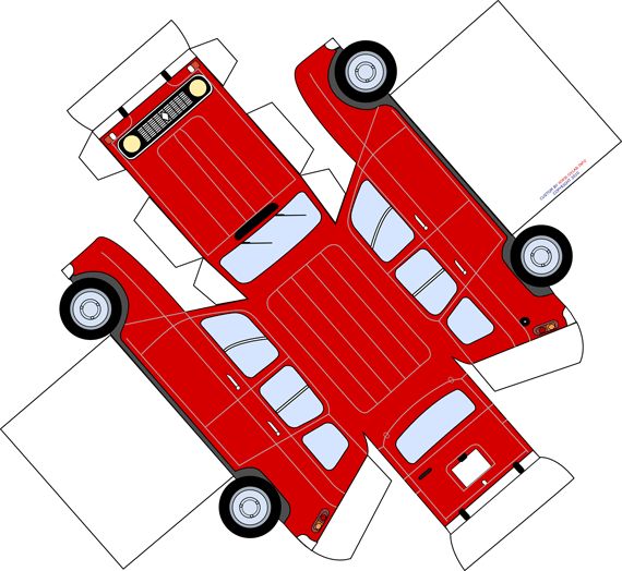 SP. Papel Modelismo: PaperCraft - Renault 4L