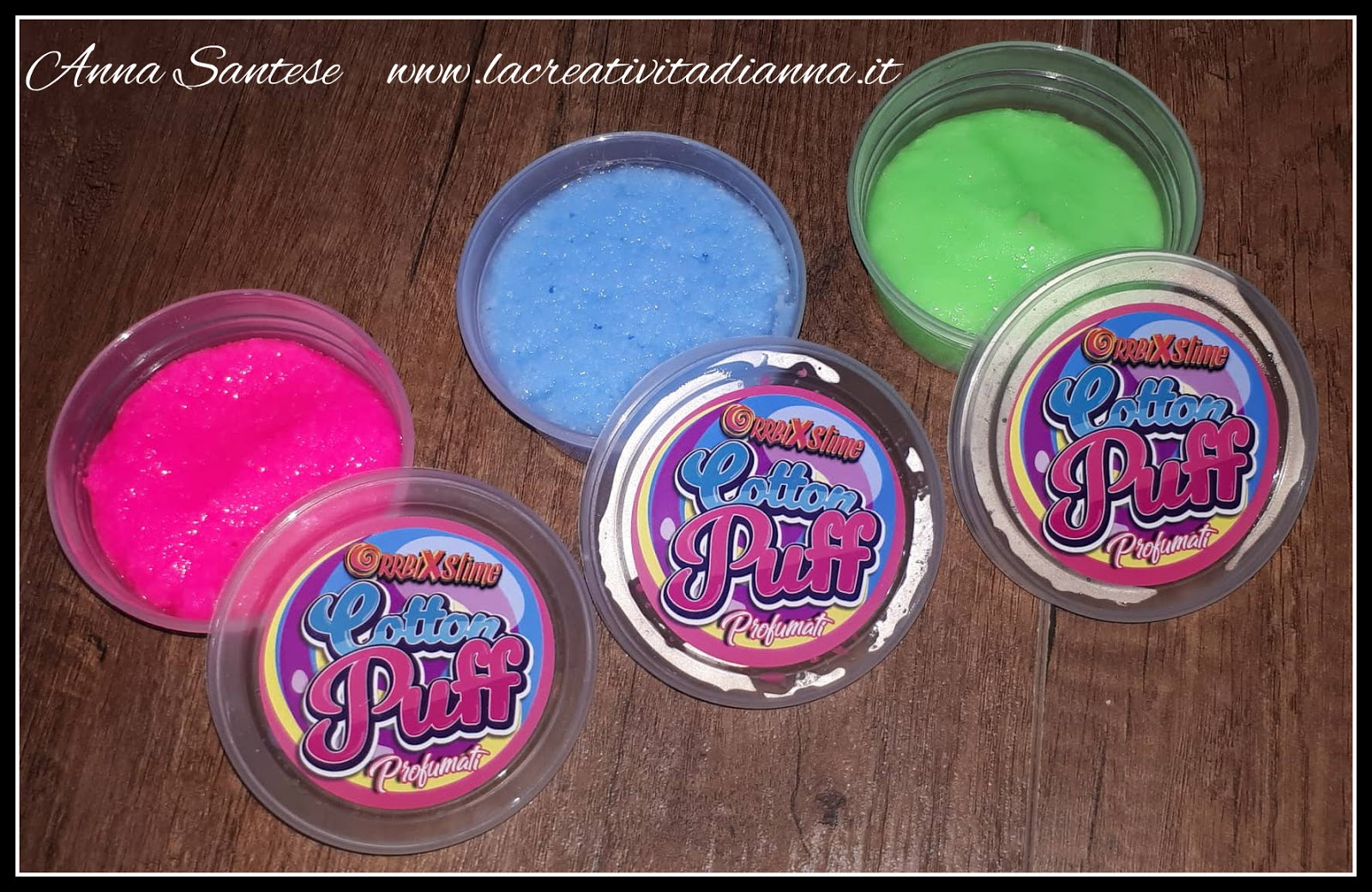 La Creatività di Anna!!!: Cotton Puff Orrbix Slime Collections is a ...