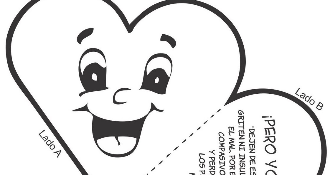 Dibujo de una bonita tarjeta en forma de Corazón para pedir Perdón ...