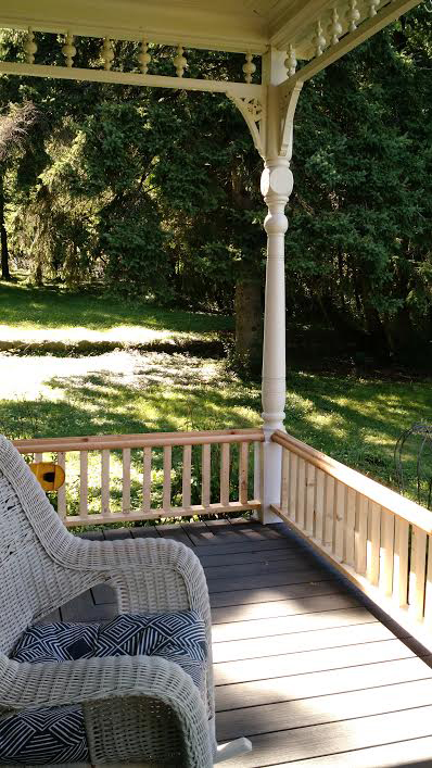 1893 Victorian Farmhouse: Railings for the Wrap Around Porch