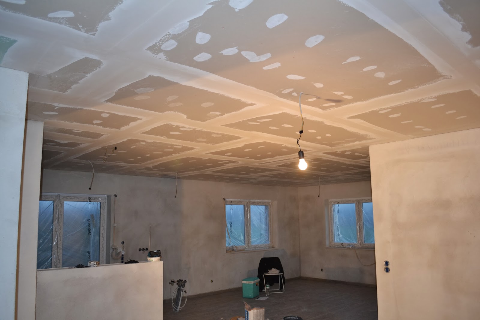 Tönjes und Meichsner Bungalow: Rigipsplatten