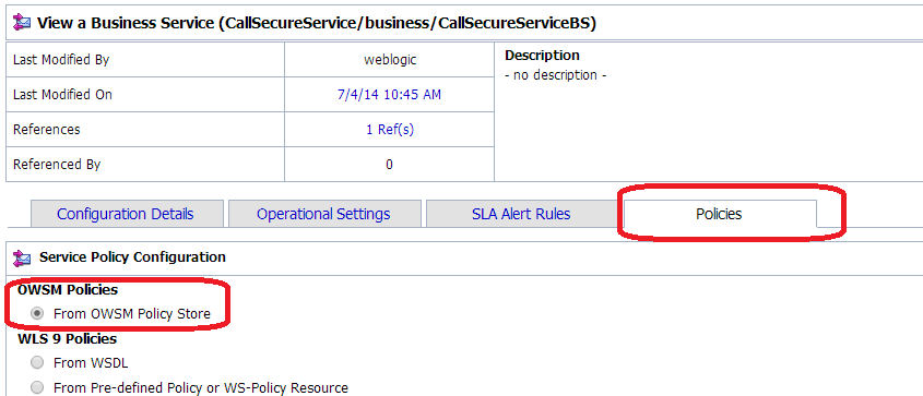 Osb 11g Access Secure Service From Osb Oracle Fusion Middleware Blog