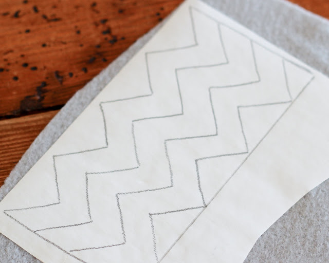 Finley and Oliver: DIY Chevron Stripes Applique