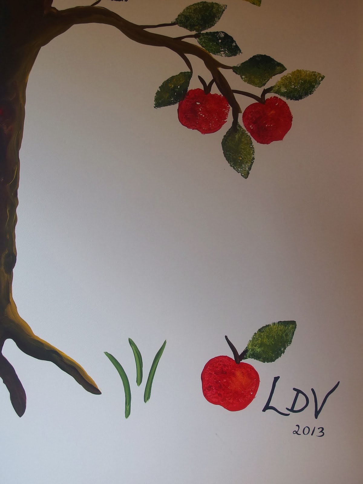 Sweetest Hue: Apple tree mural