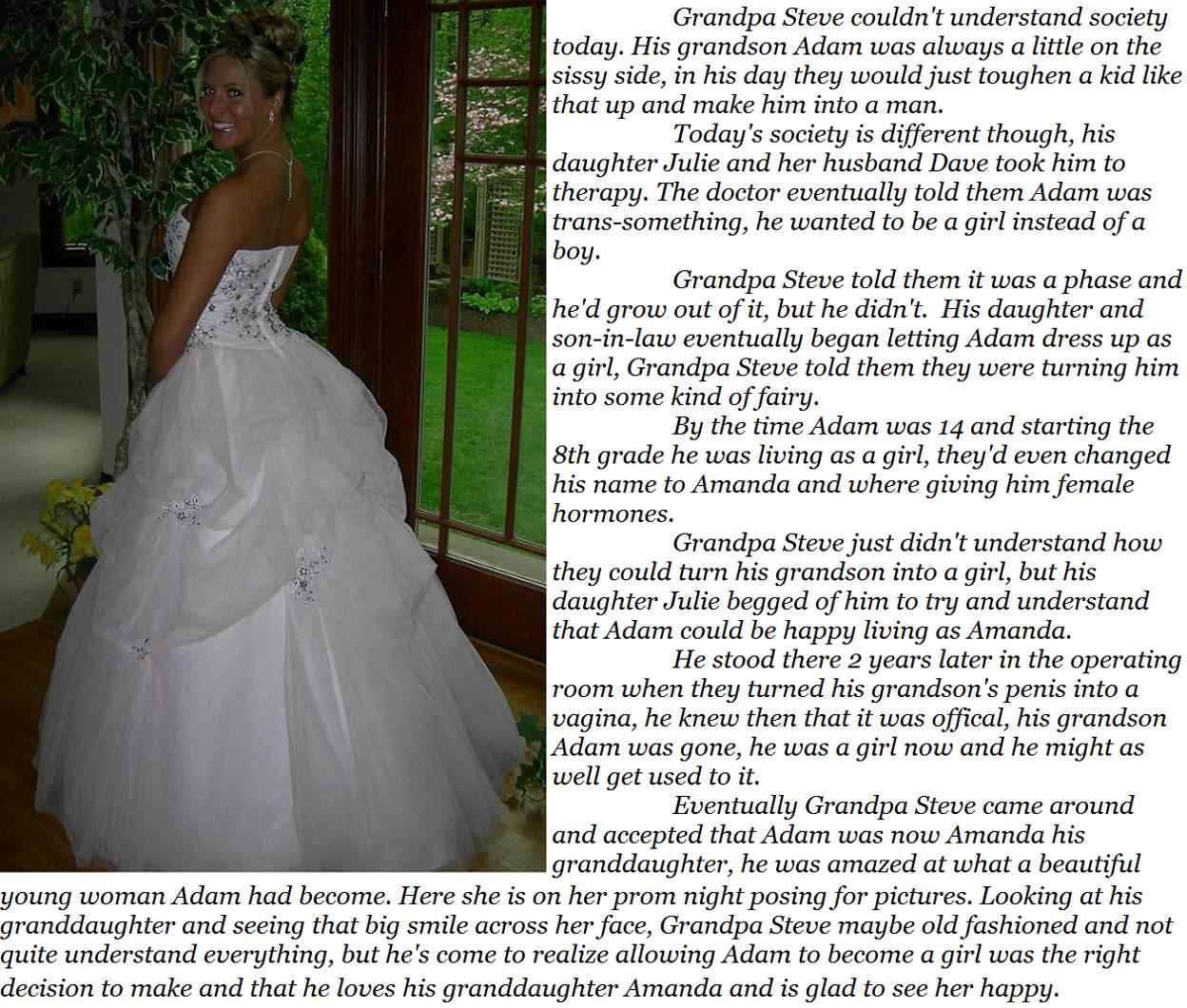 Becky's TG Caps: Grandpa Steve