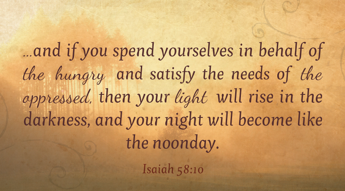 Eagle of Dan: ISAIAH 58