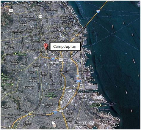 Camp Jupiter Map