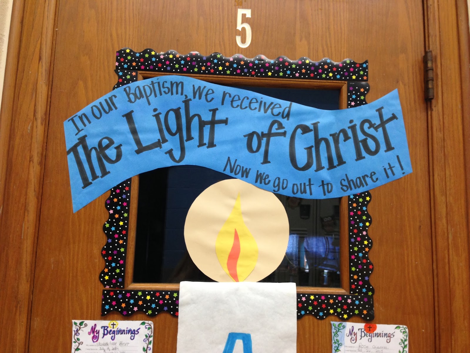 Look to Him and be Radiant: Doors to the Sacraments {Baptism}