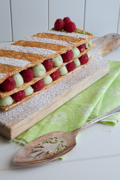 Sweet Treats: food, photography, life: Pistachio Raspberry Napoleon