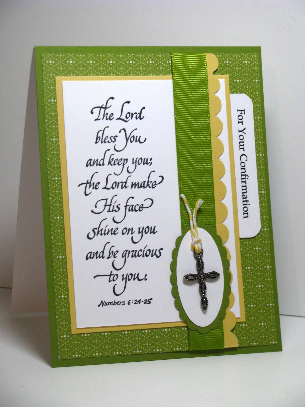 Joyful Creations with Kim: Confirmation Card - Sweet