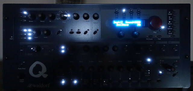 MATRIXSYNTH: Blue Waldorf Q Rack 16-voice w/ Blue OLED Display, LEDs ...