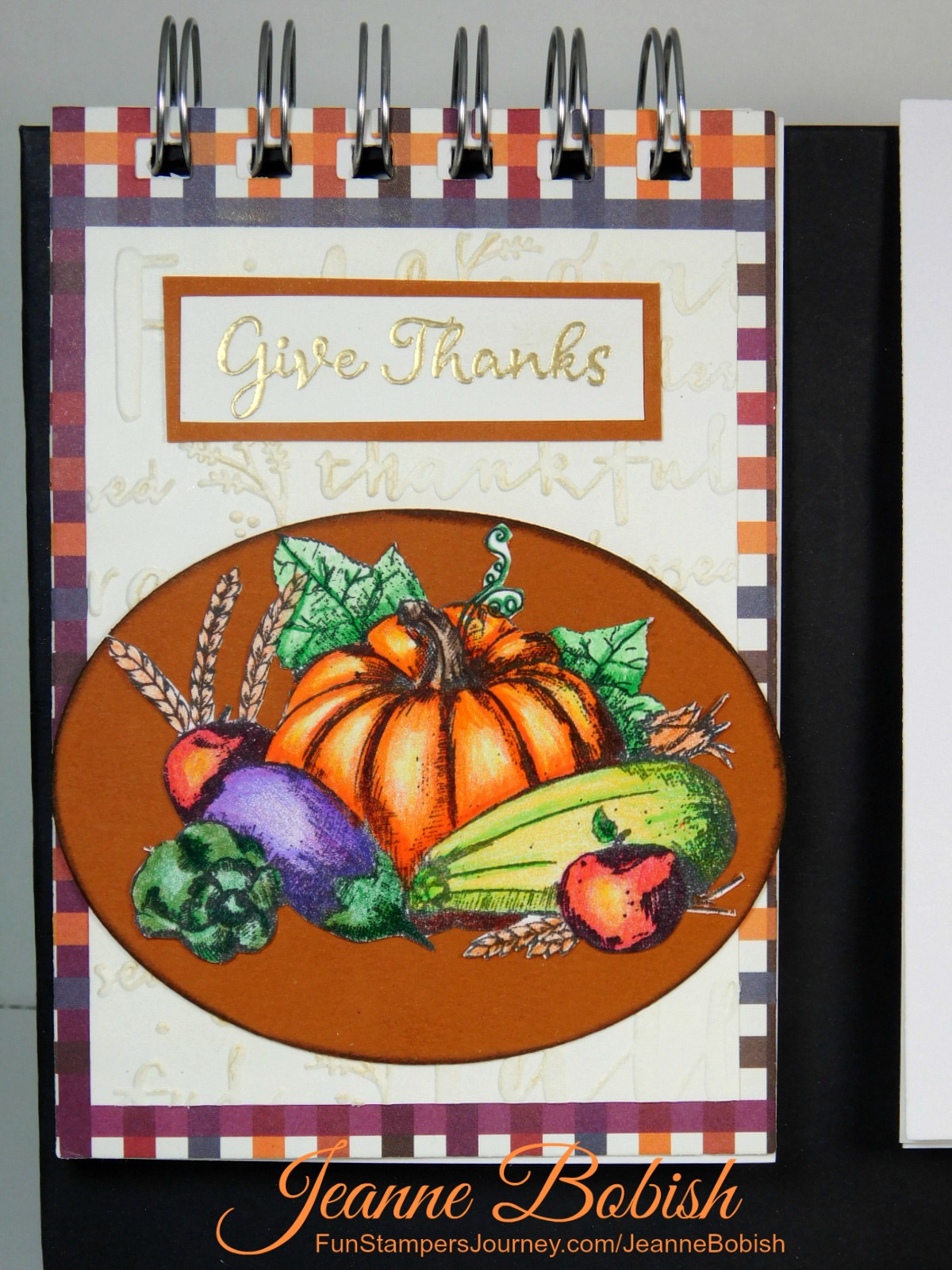 Jeanne Bobish : November/Thanksgiving Flip Book Cover