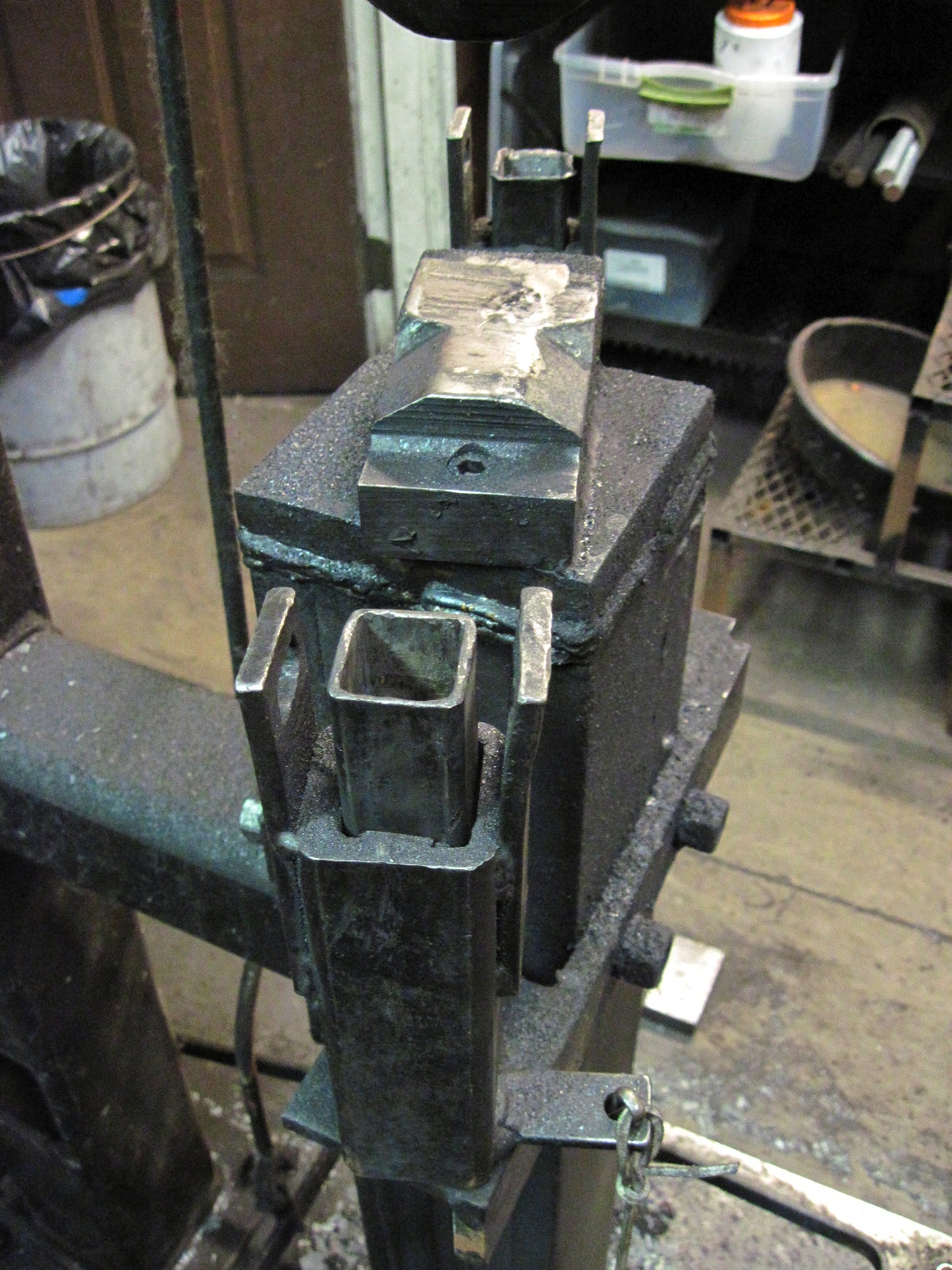 Persimmon Forge: Professional Blacksmithing: Power Hammer Die Saddles